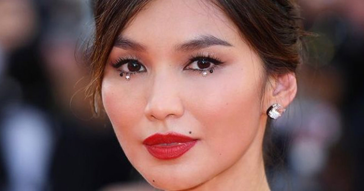 ¿Brillos en tu makeup para un gran evento? Gemma Chan lo confirma