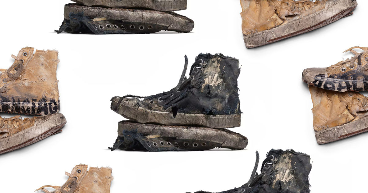 What are those? Balenciaga lanza una colección de sneakers destruidos