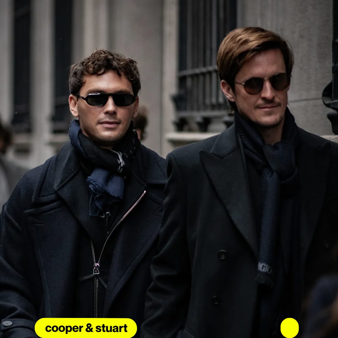 Todo sobre el novio de Cooper Koch, Stuart McClave